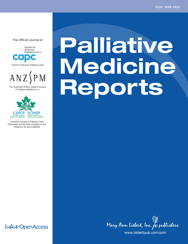 'Palliative Medicine Reports' indexed in PubMed Central - Pallium India ...