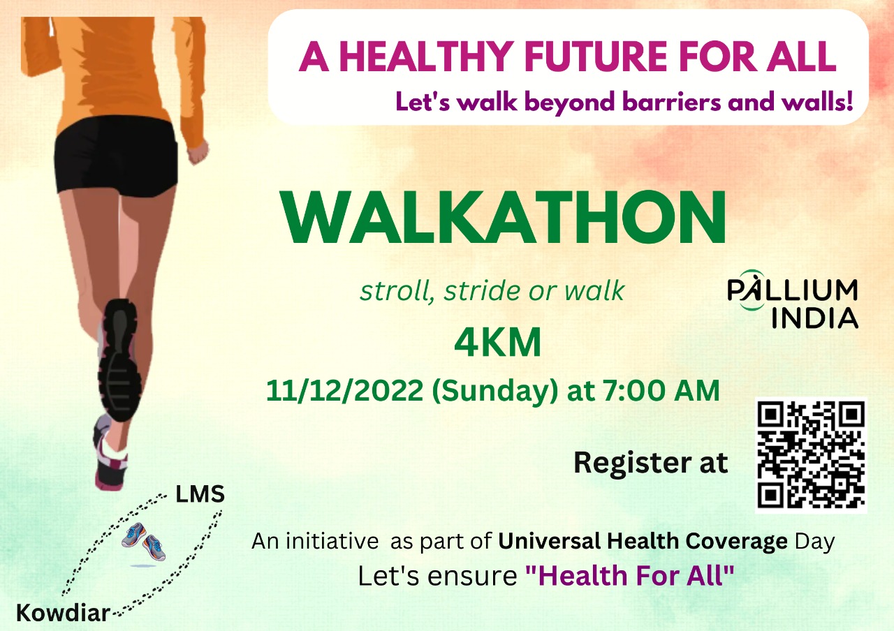 Walkathon - Health For All - Pallium India | Pallium India