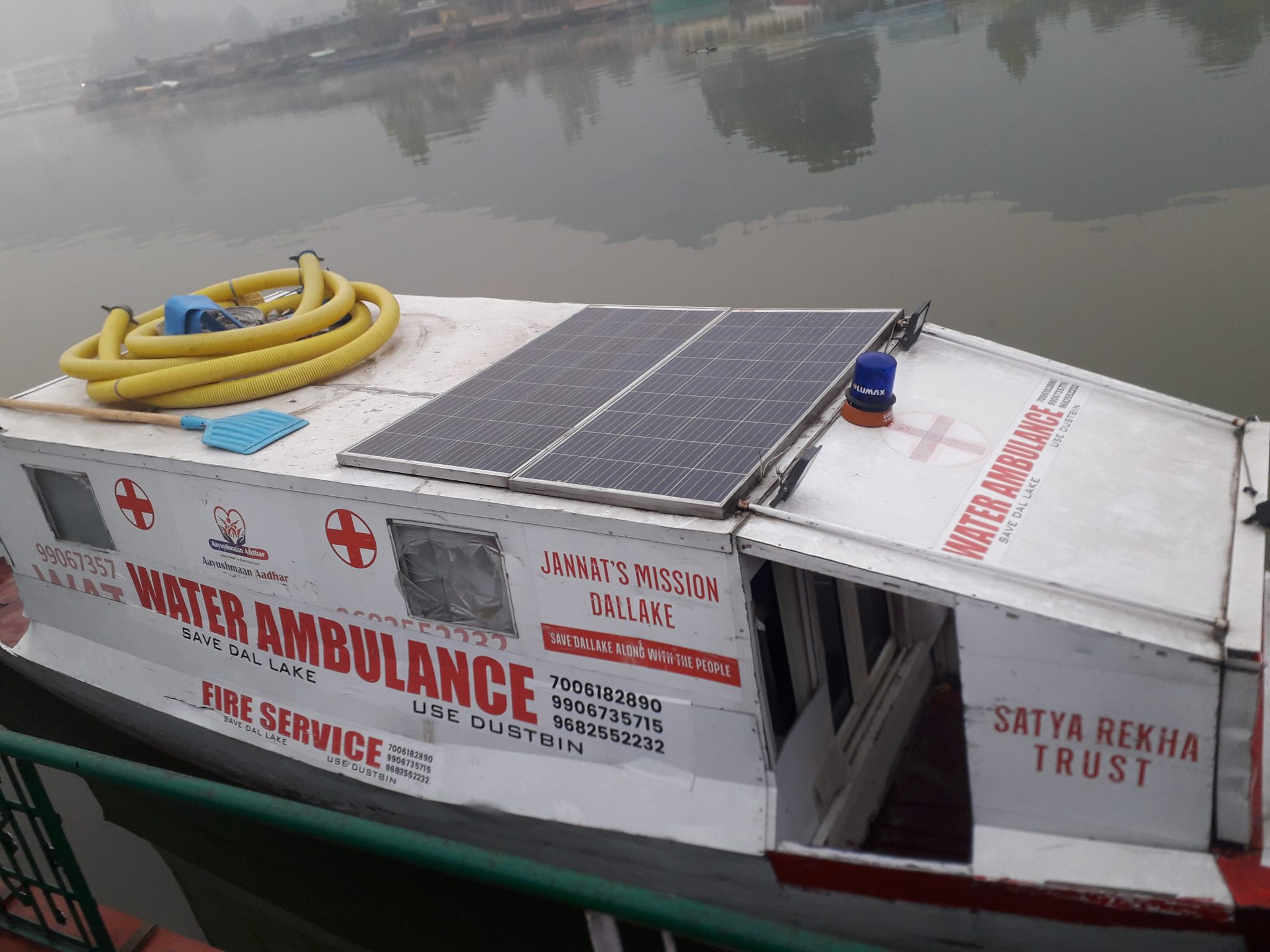 Ambulance Boat at Dal Lake, Kashmir - Pallium India | Pallium India