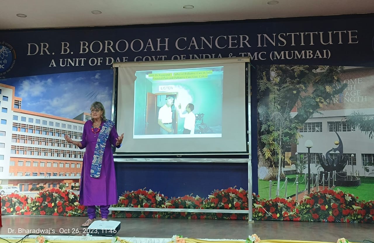 Gilly Burn's talk on Pain-free Hospital - Pallium India | Pallium India