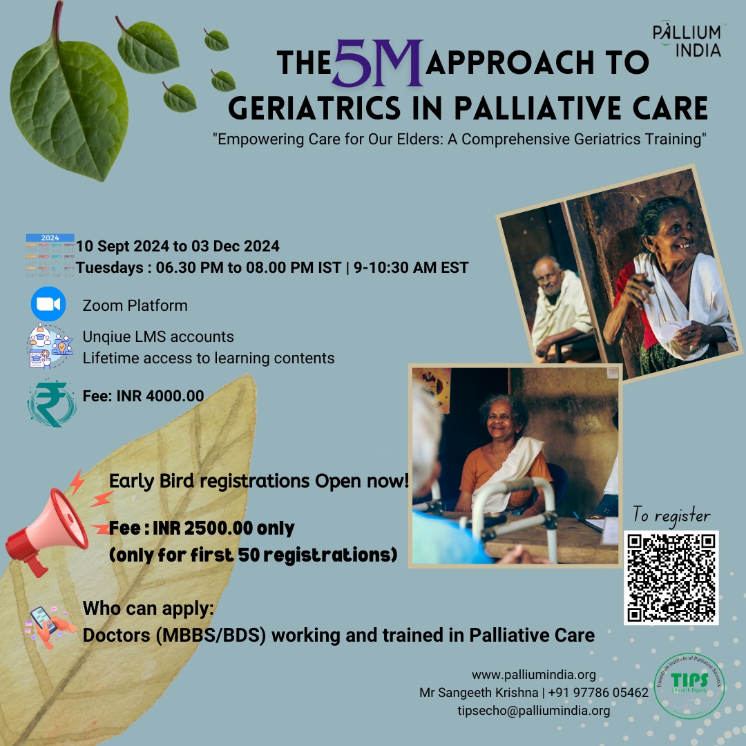 The 5M Approach to Geriatrics in Palliative Care - Pallium India ...