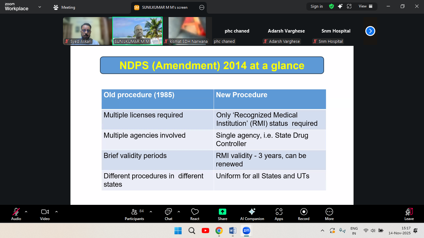 Empowering Safe Narcotics Management - Pallium India | Pallium India
